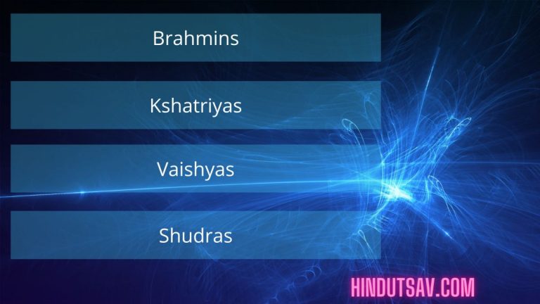 Four Varna System in Hinduism - HindUtsav